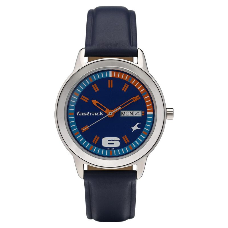 Fastrack Blue Dial Quartz Analog with Day and Date Watch for Girls