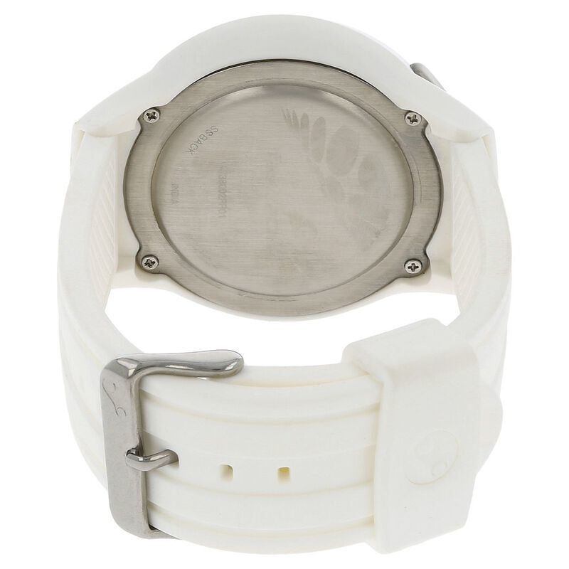 Fastrack Quartz Chronograph Silver Dial Plastic Strap Watch for Guys