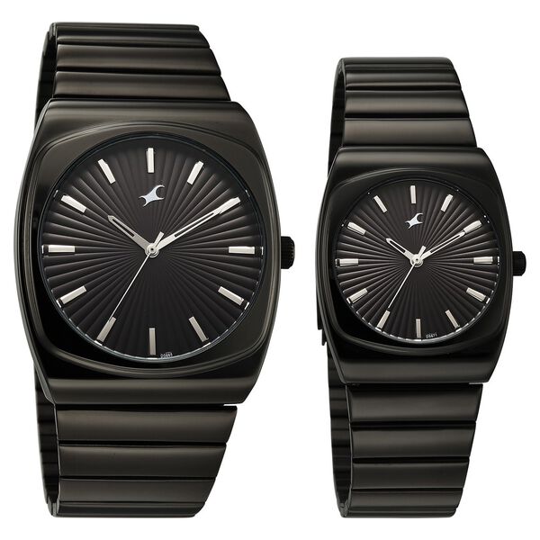 Buy Online Fastrack Mixmatched Quartz Analog Multicoloured Dial Two ...