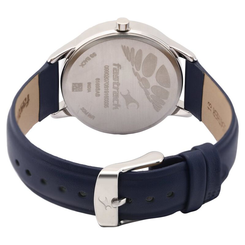 Fastrack Blue Dial Quartz Analog with Day and Date Watch for Girls