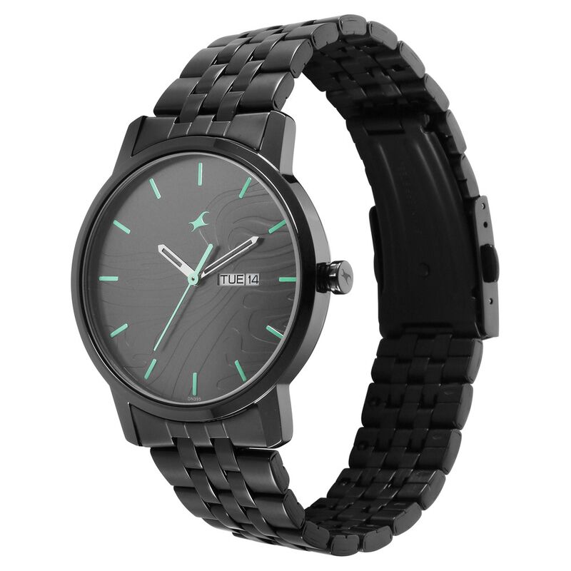 Fastrack Urban Camo Black Dial Watch for Guys
