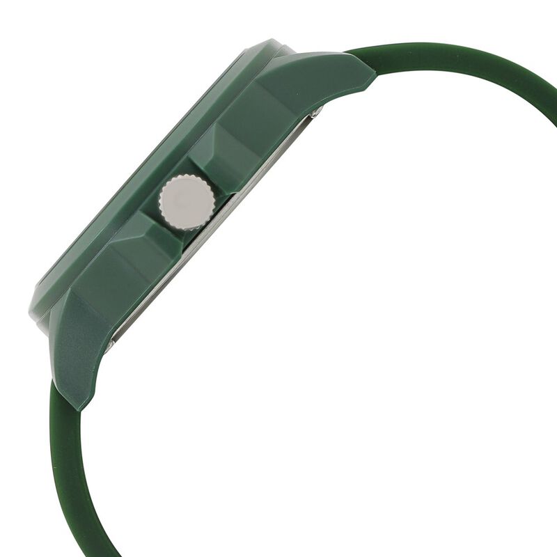 Fastrack The Minimalists Quartz Analog Green Dial Silicone Strap Unisex ...