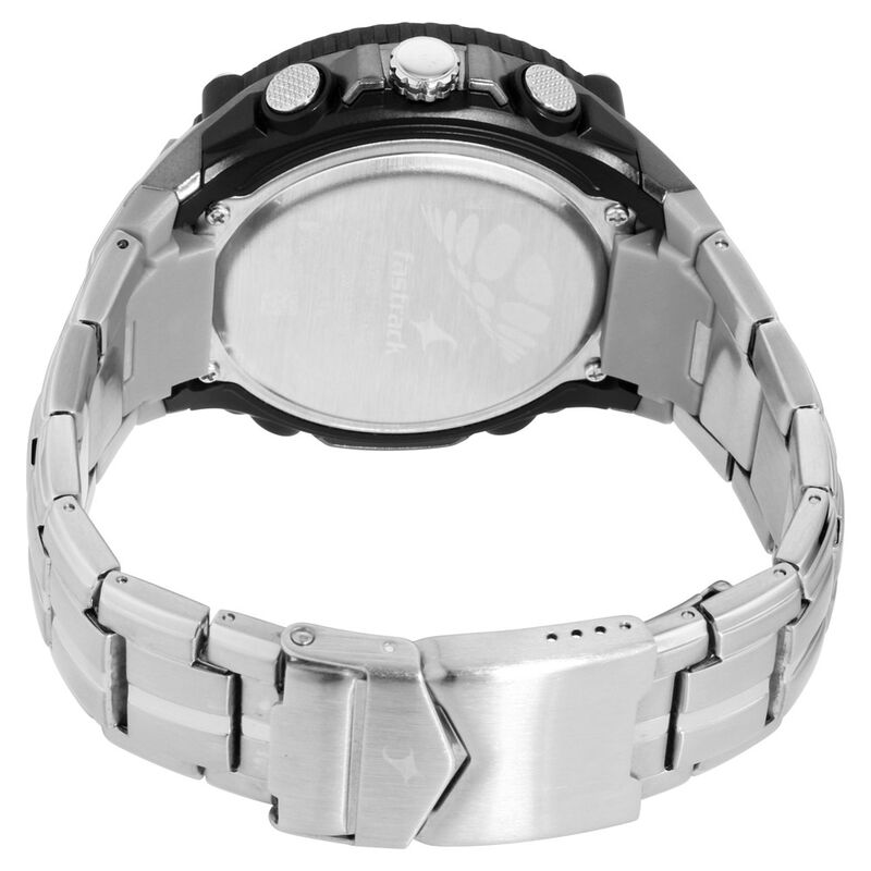 Fastrack Hitlist Quartz Analog Digital Dial Stainless Steel Strap Watch ...