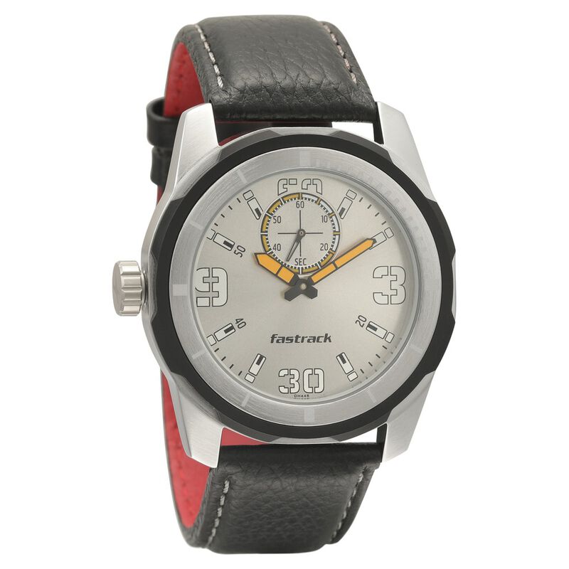 Buy Online Fastrack Anthracite Dial Quartz Analog Watch for Guys ...