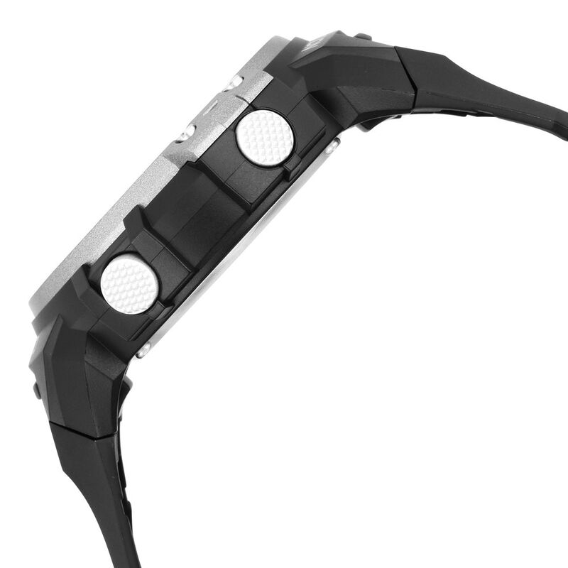 Fastrack Streetwear Digital Grey Dial Silicone Strap Watch for Guys