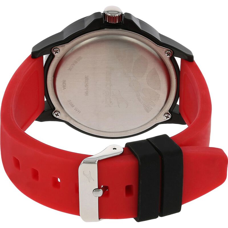 Fastrack Quartz Analog Black Dial Plastic Strap Watch for Unisex