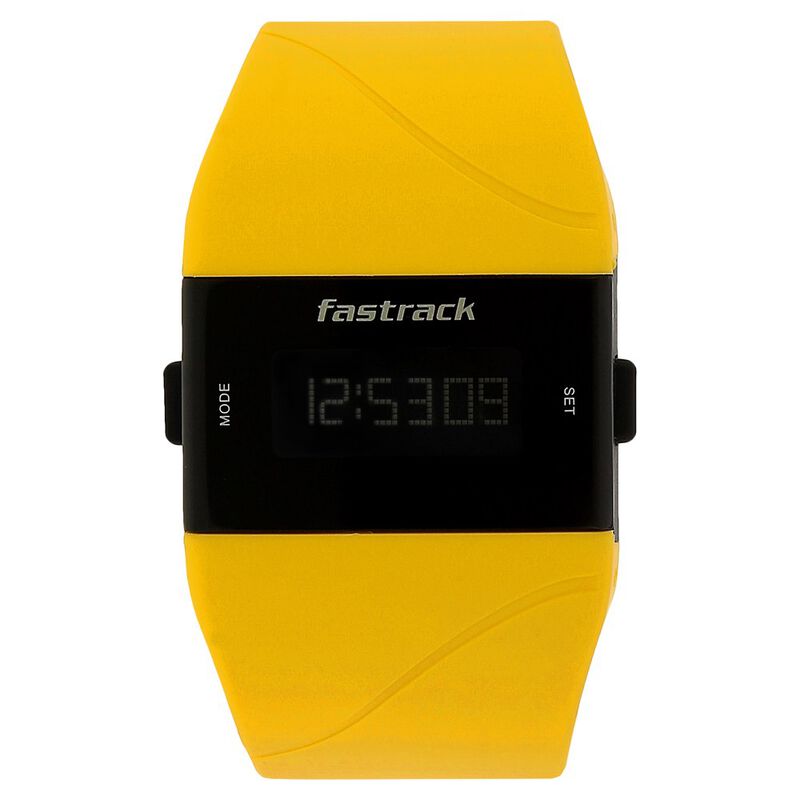 Buy Online Fastrack Digital Black Dial Silicone Strap Watch for Girls ...