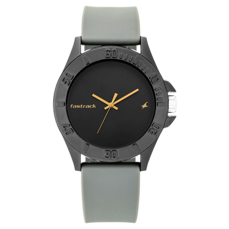 Fastrack Fastfit Quartz Analog Grey Dial Silicone Strap Unisex Watch