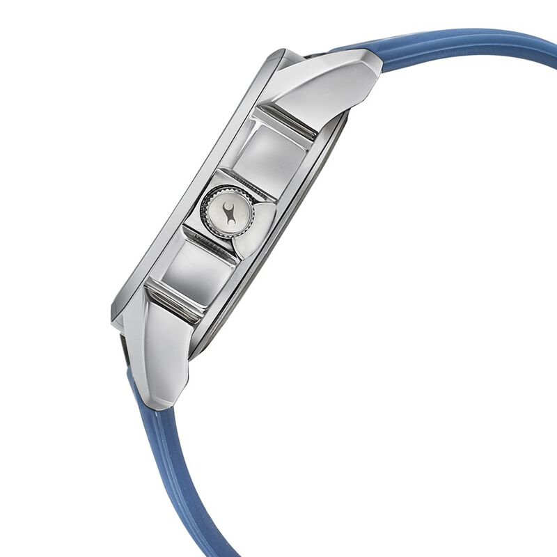 Fastrack Sunburn Quartz Analog Black Dial PU Strap Watch for Guys