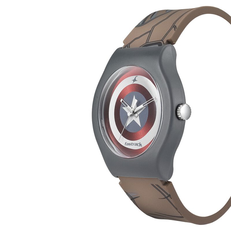 Fastrack Avengers End Game Quartz Analog Multicoloured Dial Silicone ...