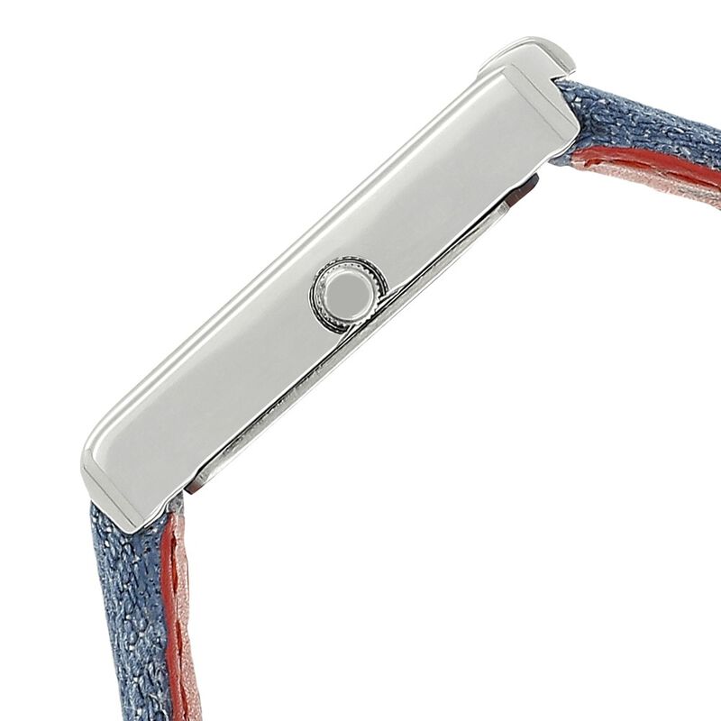 Fastrack Denim Quartz Analog Blue Dial Denim Strap Watch for Girls