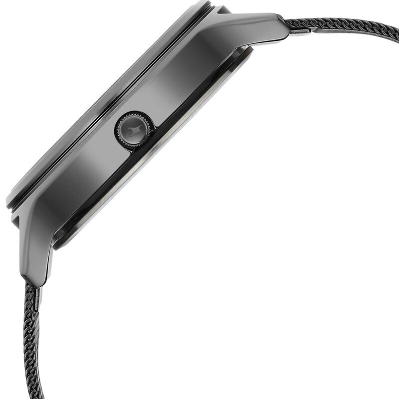 Fastrack Thor Quartz Analog Grey Dial Stainless Steel Strap Watch for Girls