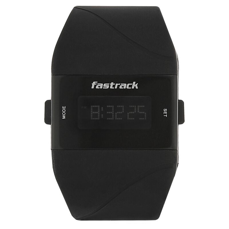 Buy Online Fastrack Digital Black Dial Plastic Strap Watch for Girls ...