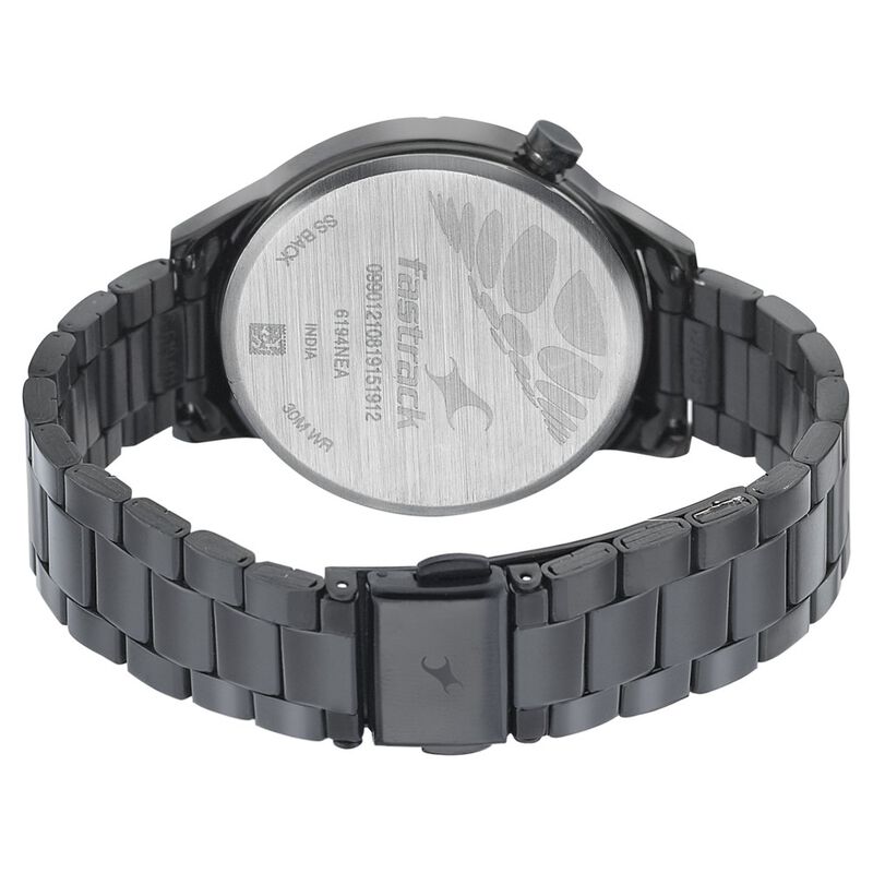Fastrack Space Rover Quartz Analog with Date Bicolour Dial Stainless ...
