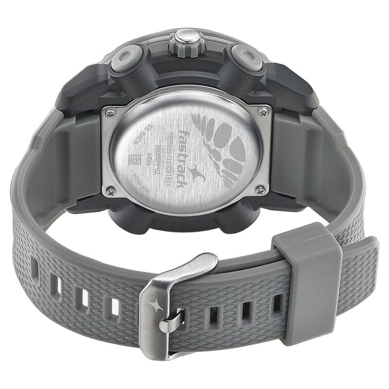 Fastrack Streetwear Grey Dial with Grey Colour Strap Watch for Guys