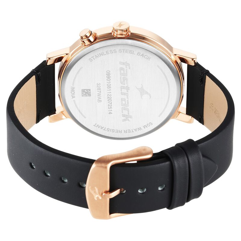 Fastrack Tick Tock Brown Dial Watch for Guys