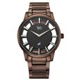 Buy Online Vyb Horizon By Fastrack Quartz Analog Black Dial Brown ...