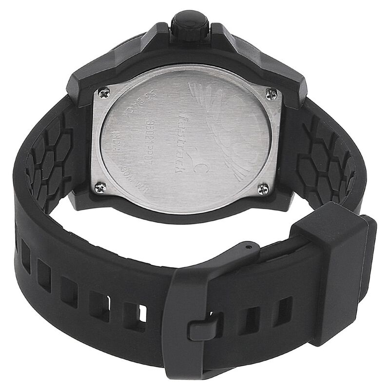 Fastrack Quartz Analog Yellow Dial Plastic Strap Watch for Unisex