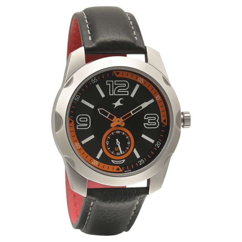 Buy Online Fastrack Black Dial Quartz Analog Watch for Guys ...