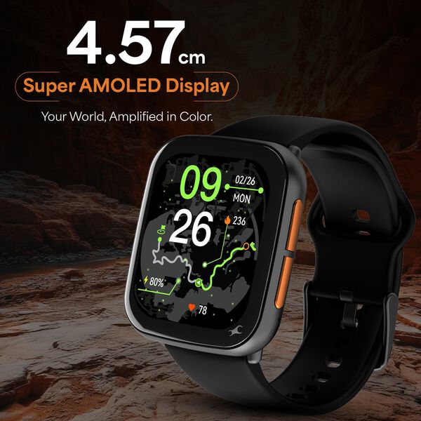 Buy Online Fastrack Navstar Smartwatch 1.85" inch AMOLED Display, GPS ...