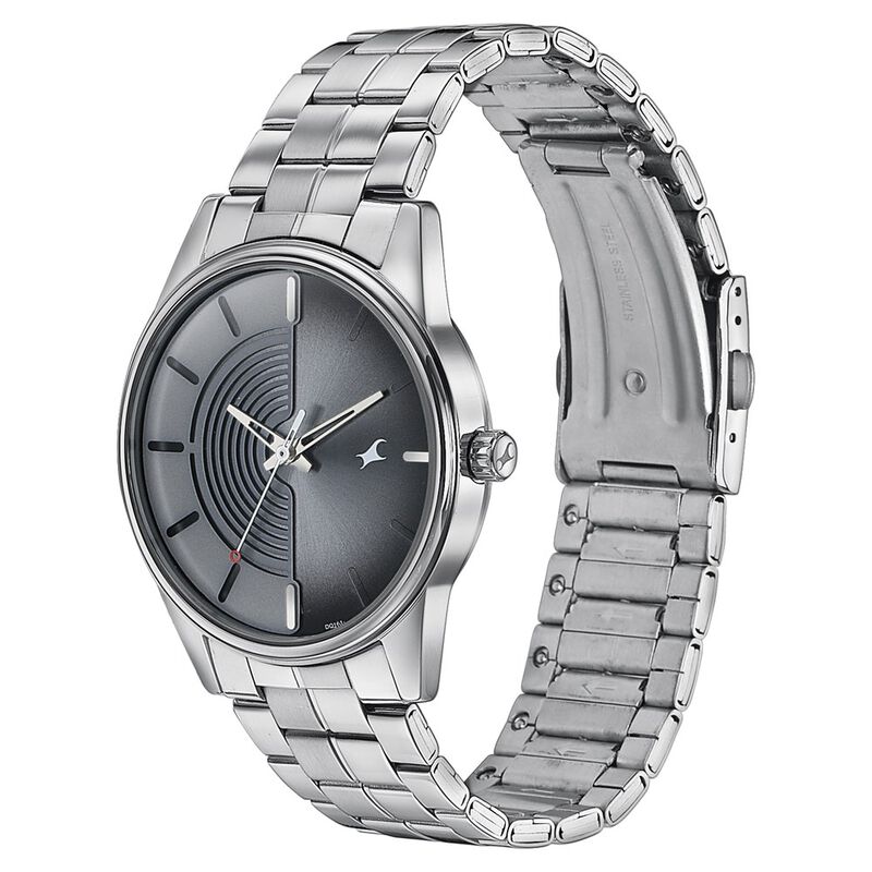 Fastrack Stunners Quartz Analog Grey Dial Stainless Steel Strap Watch ...