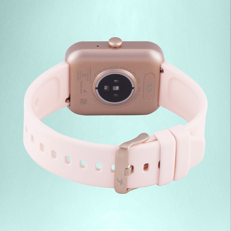 Fastrack Reflex Hello Pink: HD Smartwatch with AI Voice & Hydration Alerts