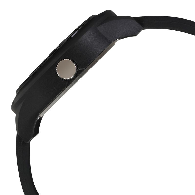 Fastrack Quartz Analog Black Dial Silicone Strap Watch for Unisex