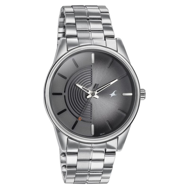 Fastrack Stunners Quartz Analog Grey Dial Stainless Steel Strap Watch ...