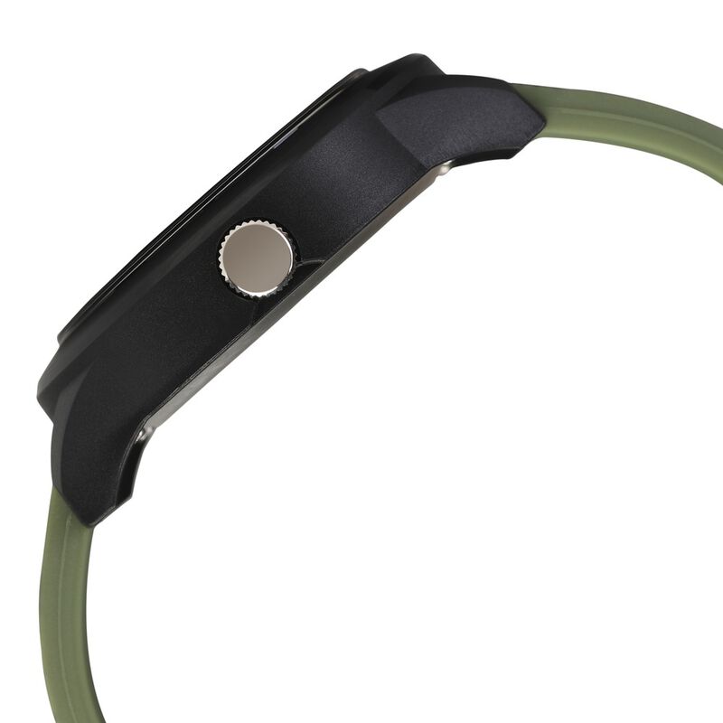 Fastrack Quartz Analog Black Dial Silicone Strap Watch for Unisex