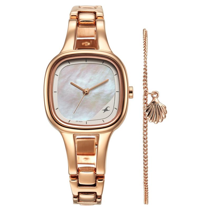 Buy Online Fastrack Pulse Quartz Analog Mother Of Pearl Dial Metal