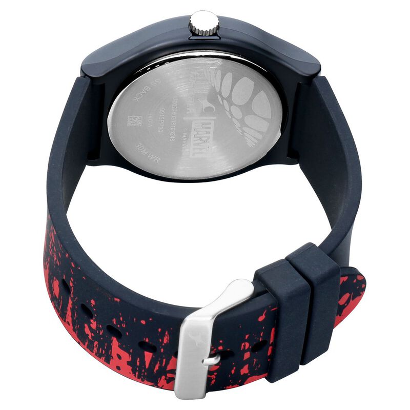 Fastrack Deadpool Quartz Analog Bicolour Dial Silicone Strap Unisex Watch