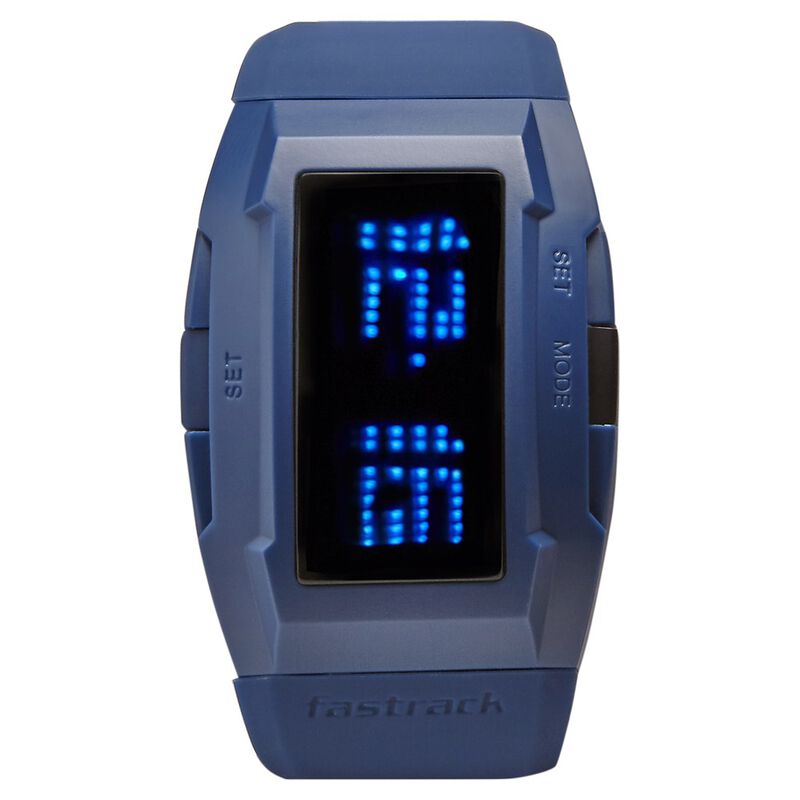 Buy Online Fastrack Digital Black Dial Plastic Strap Watch for Guys ...