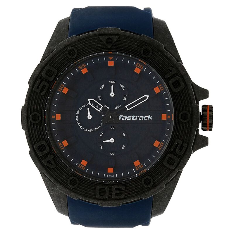 Buy Online Fastrack Light Weight Quartz Multifunction Blue Dial ...