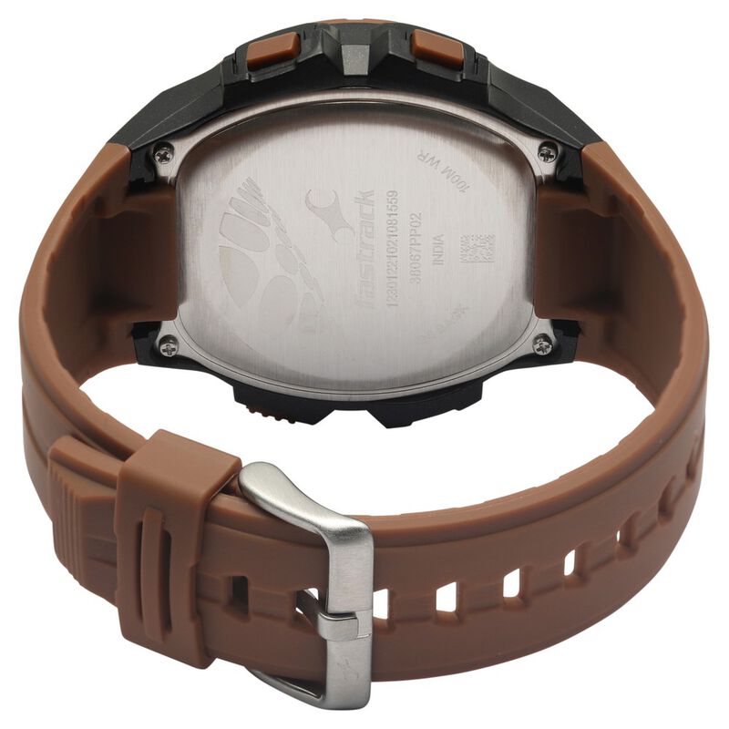 Fastrack Streetwear Digital Dial PU Strap Watch for Guys