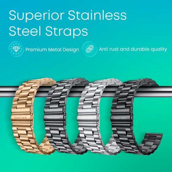 Buy Online Fastrack Radiant FX4 Premium Metal Smartwatch with 3.8 cm ...