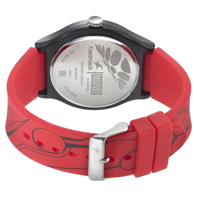 Fastrack Avengers End Game Quartz Analog Multicoloured Dial Silicone ...