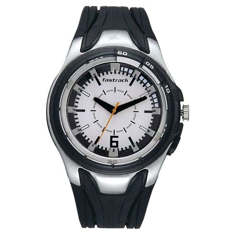 Buy Online Fastrack Quartz Analog White Dial Plastic Strap Watch for ...