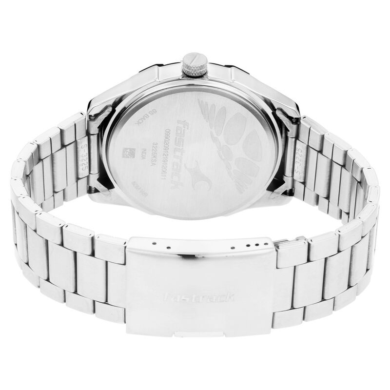 Fastrack Fastfit Quartz Analog Black Dial Stainless Steel Strap Watch ...