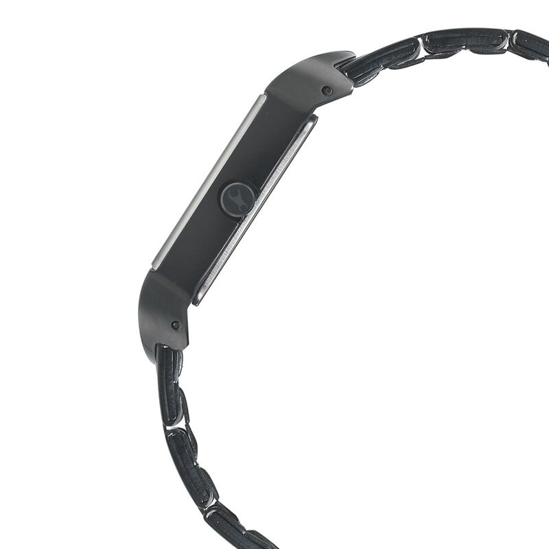 Fastrack Go Skate Quartz Analog Black Dial Stainless Steel Strap Watch ...