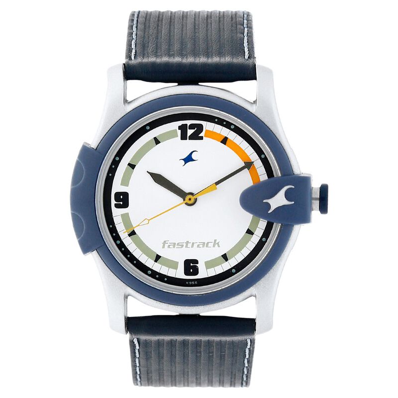 Buy Online Fastrack Quartz Analog Silver Dial Plastic Strap Unisex ...
