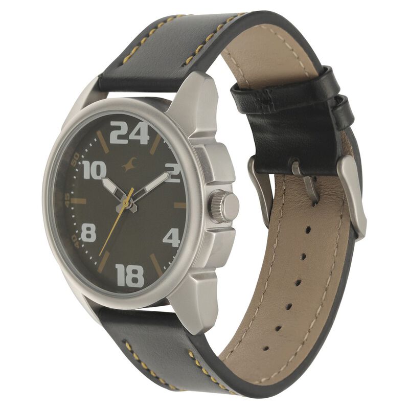 Fastrack Green Dial Quartz Analog Watch for Guys