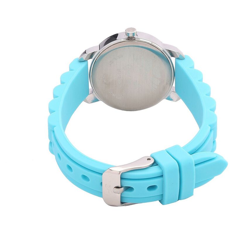 Fastrack Quartz Analog Blue Dial Plastic Strap Watch for Girls