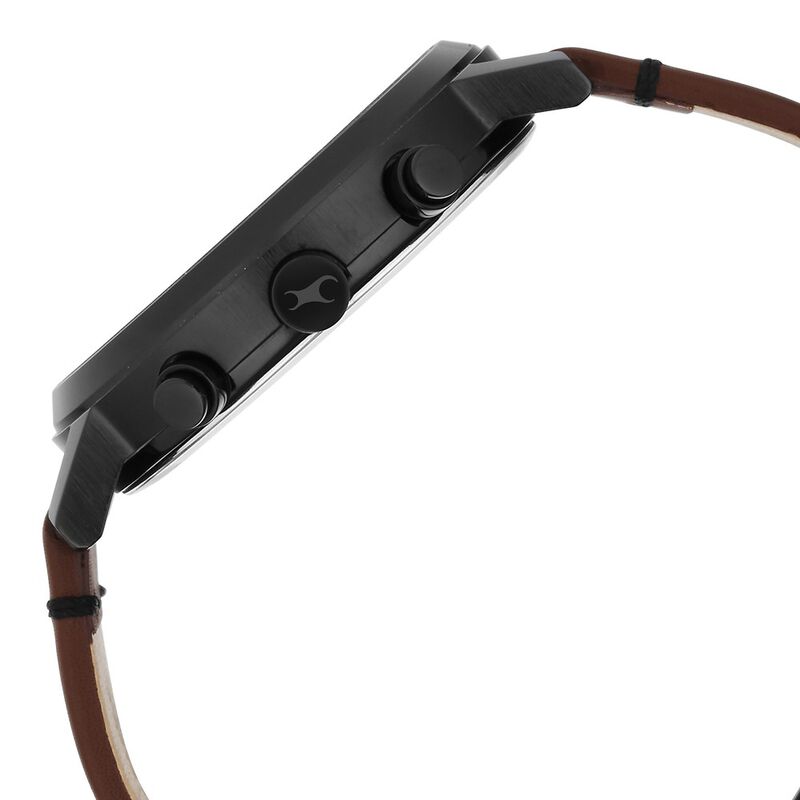 Fastrack Tick Tock Black Dial Watch for Guys