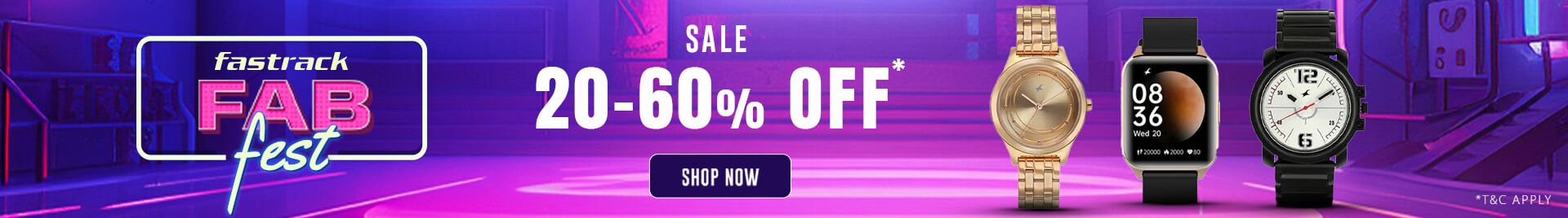 Buy Latest Fastrack Watches on Sale Upto 60% Off