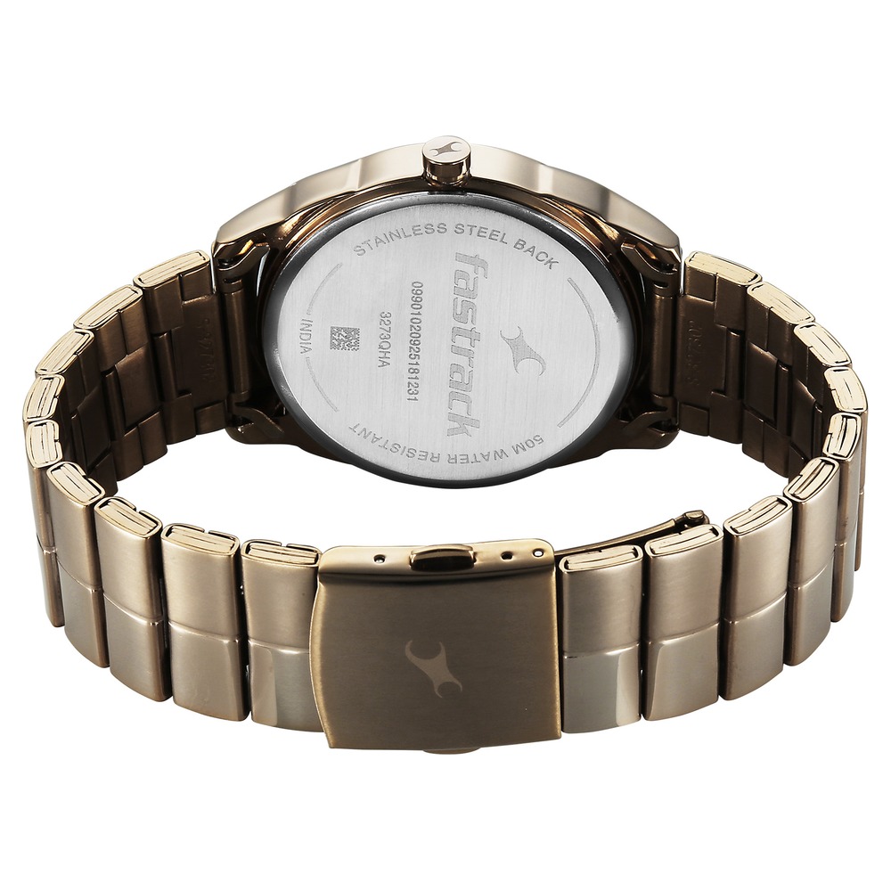 Buy Online Fastrack Chrome K Quartz Analog Green Dial K Chrome ...