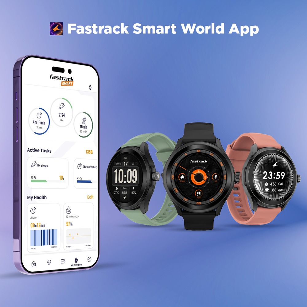 Buy Online Fastrack VOX Pro Smartwatch 3.5CM Ultra Vu Display, Offline ...
