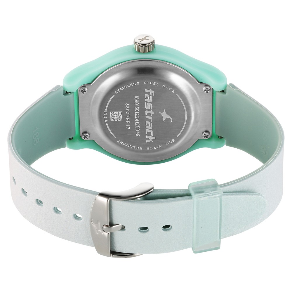 Buy Online Fastrack Tees Urbanique Quartz Analog Pink Dial PU Strap ...