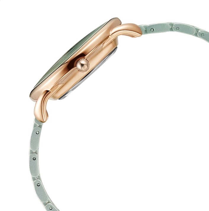 Buy Online Fastrack Vyb Charmer Quartz Analog Green Dial Stainless ...