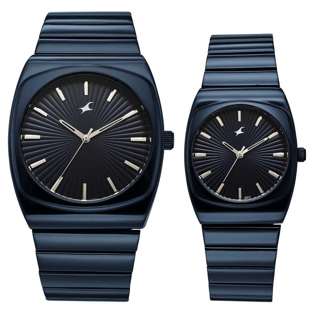 Buy Online Fastrack Mixmatched Quartz Analog Multicoloured Dial Two ...