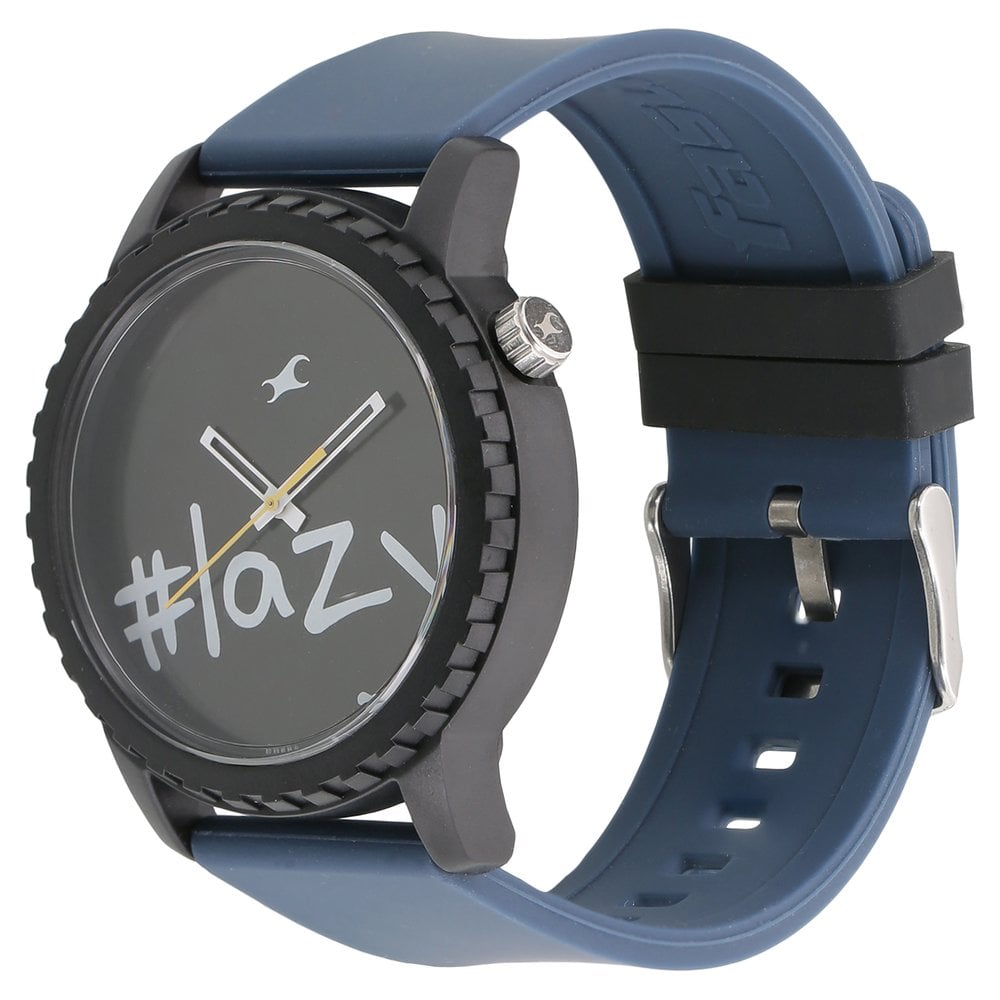 Fastrack Quartz Analog Beige Dial Silicone Strap Watch for Unisex